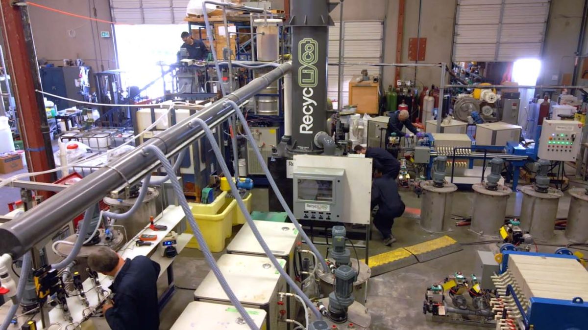 RecycLiCo’s Demonstration Plant Testing Produces Bulk Quantities of ...